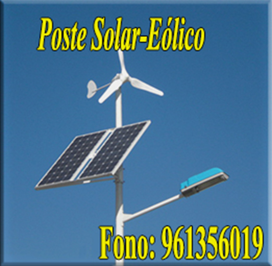 Poste Solar, Venta de Poste Solar, Paneles Solares Concepción ...